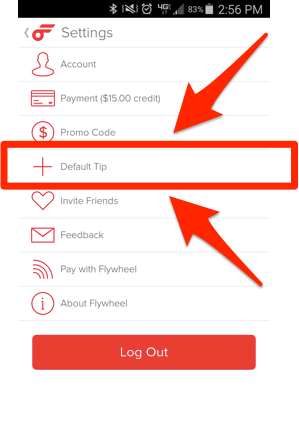 How do I adjust my default tip? – Flywheel
